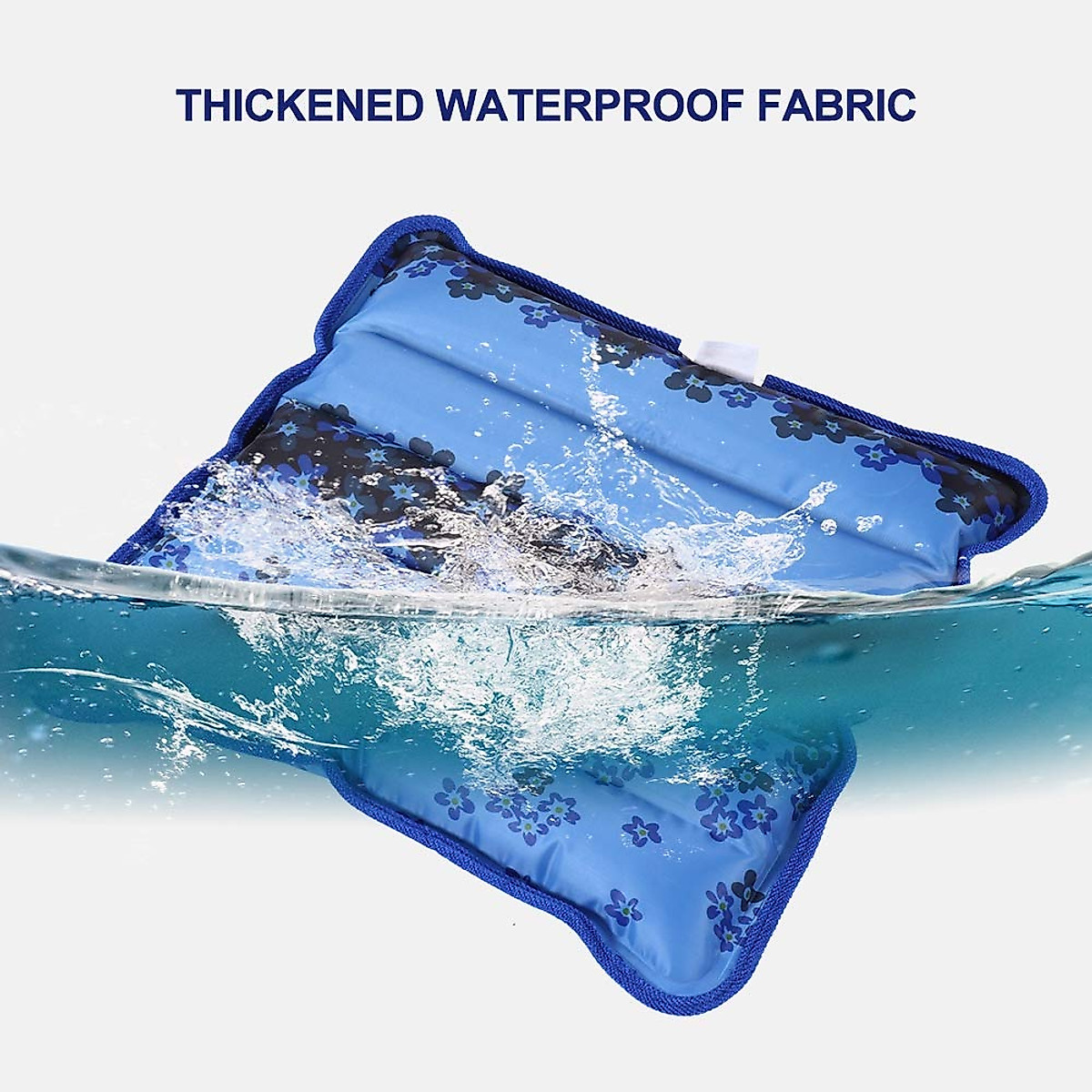 Cooling Mat, Cool Pillow Ice Pillow, Water Filling Ice Pillow Chair Pad, Multifunctional Children Adult Waterproof Ice Pillow Water Seat Cushion Baby, Children, Student, Office, Car, Travel(#1)