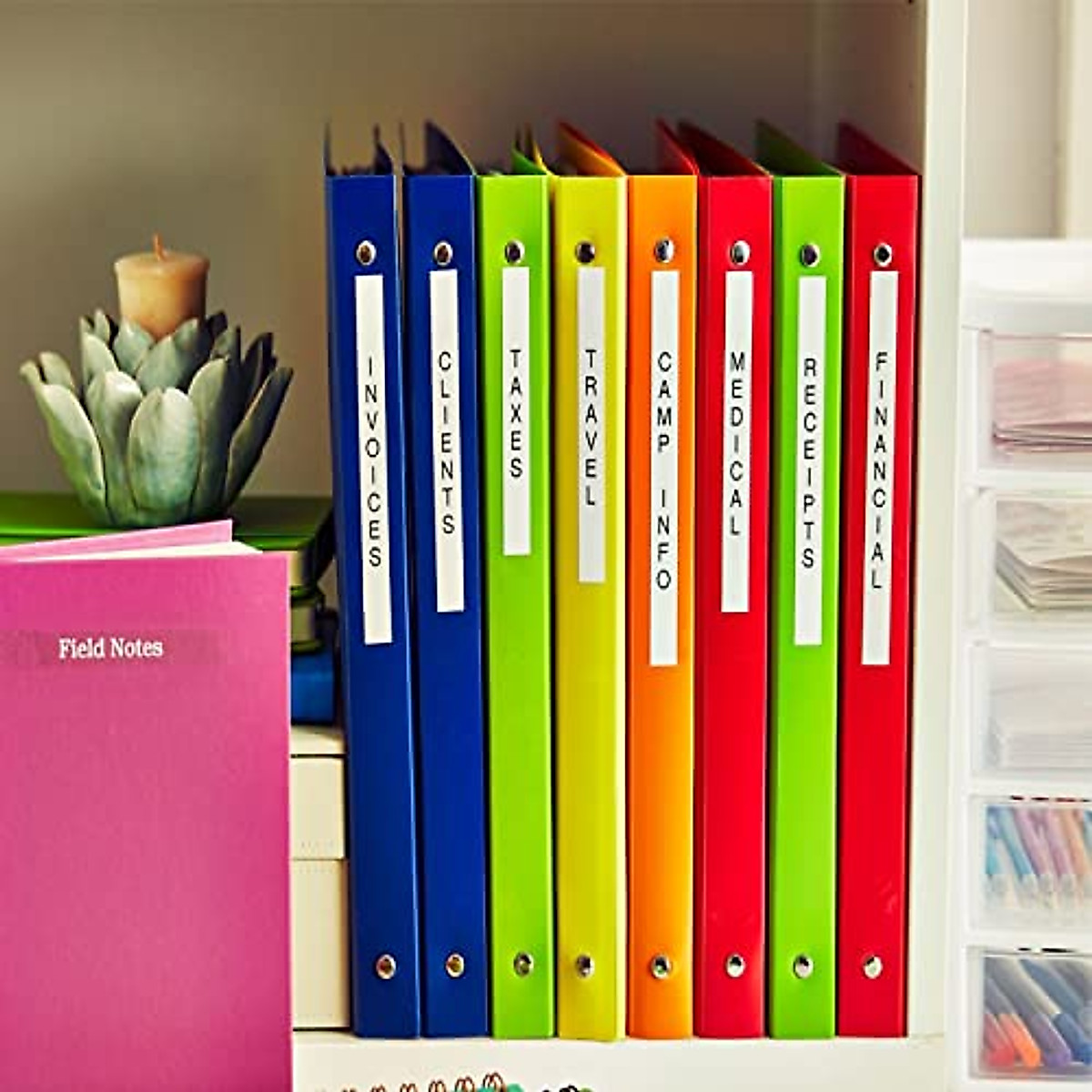 Brother P-Touch, PTH110BP, Easy Portable Monochrome Label Maker Bundle (4 label tapes included)