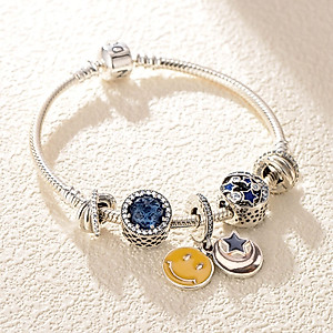 Mckanti 150PCS Bracelet Charms for Jewelry Making Wholesale Bulk Lots Jewelry Making Silver Bracelet Charms Gold Plated Enamel Charms Pendants for Necklace Bracelet Jewelry Making and Crafting.