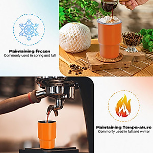 Yizhet 6 Pcs 2 oz Mini Tumbler Shot Glass with Straw and Lid, Sublimation Mini Shot Glass Tumblers, Stainless Steel Shot Glasses Set for Wedding Party Cocktail Coffee Whiskey (6 Colors)