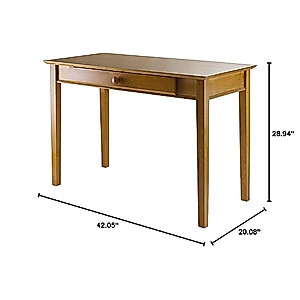 Winsome Wood Studio Home Office, Honey