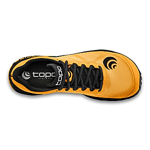 Topo Athletic Men's MTN Racer 2 Comfortable Lightweight 5MM Drop Trail Running Shoes, Athletic Shoes for Trail Running, Mango/Black, Size 12