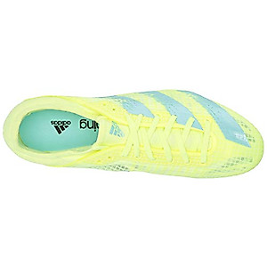 adidas Women's Sprintstar Running Shoe, Hi-Res Yellow/Clear Aqua/Core Black, 6