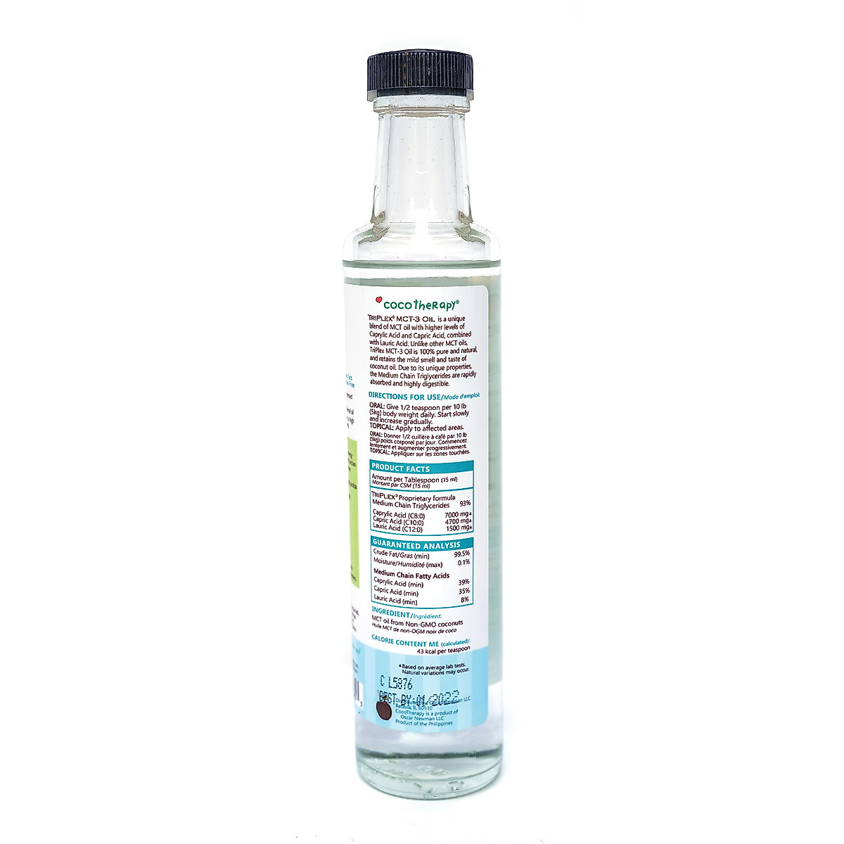 CocoTherapy Triplex MCT-3 Oil 3 Pack (8 Ounce)