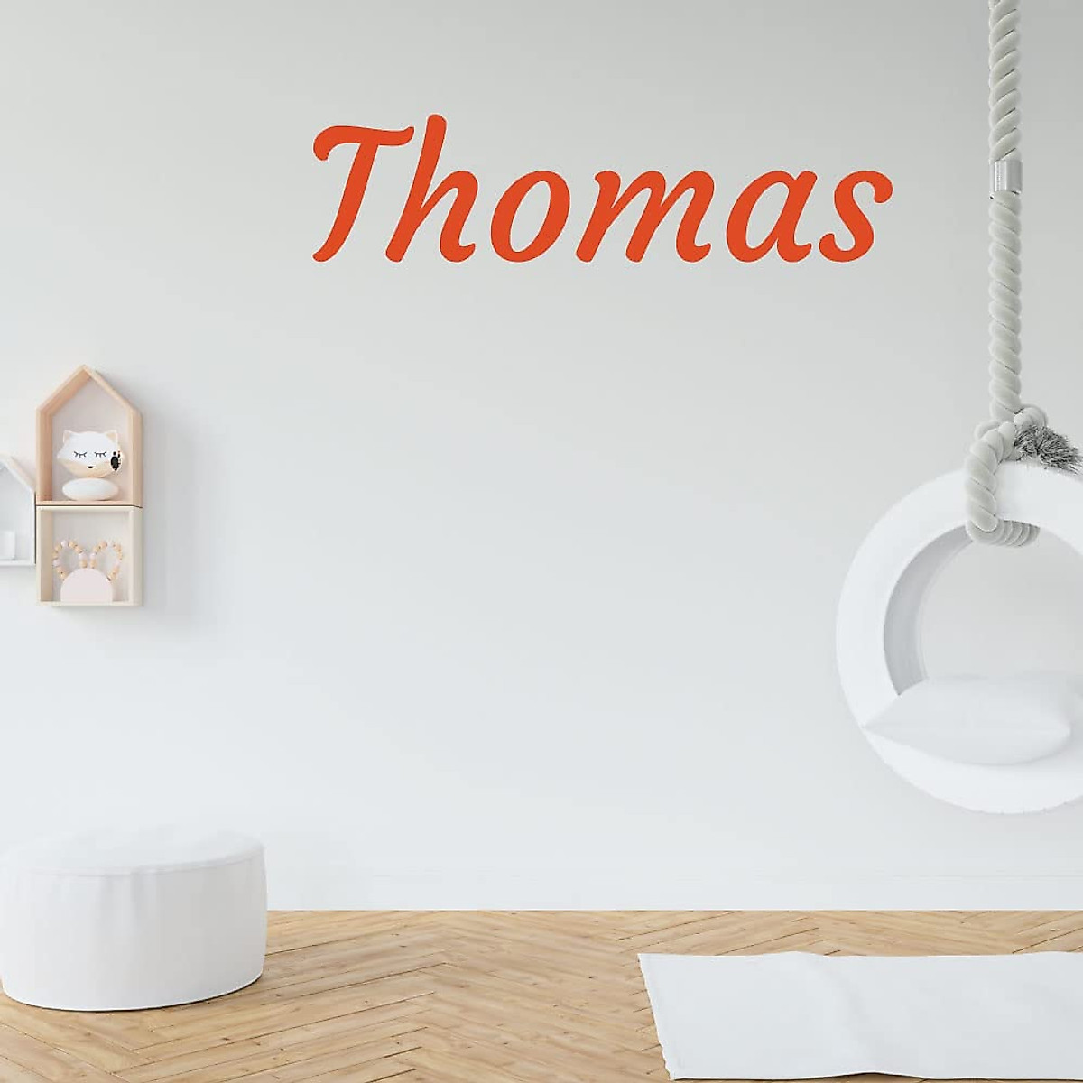 Personalized Name Nursery Wall Decal Vinyl Sticker | Multiple Font Options | Custom Kids Room Décor | Bedside Decals | Children’s Room | Car | Laptop