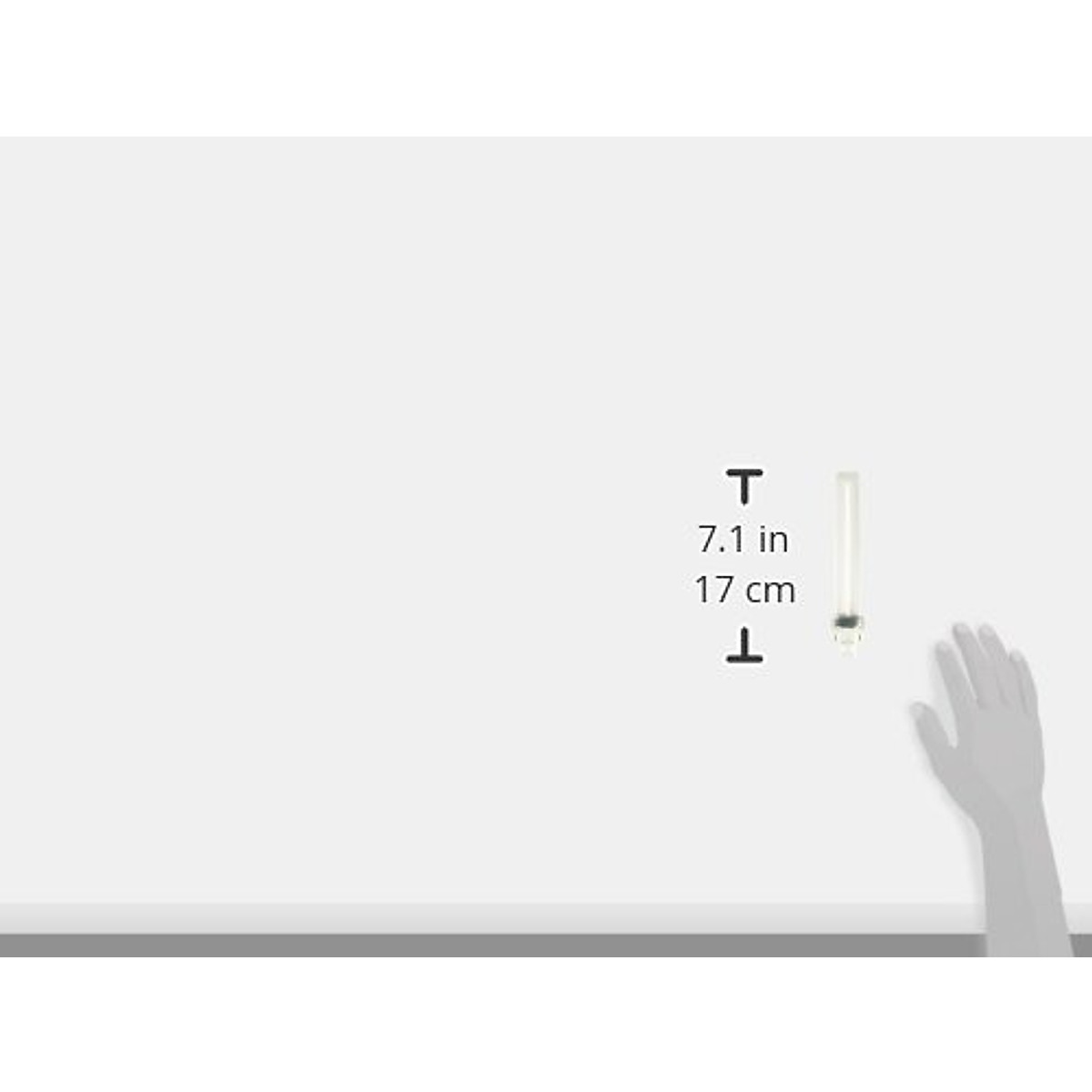 Sylvania 21133 Compact Fluorescent 2 Pin Single Tube 3000K, 13-watt