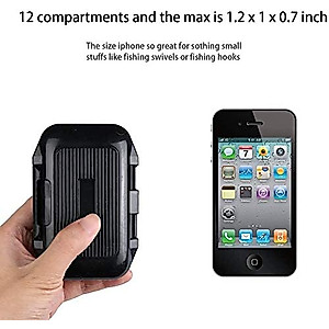 Guyuyii Portable Small Tackle Box - Compact, Durable, and Water-Resistant Organizer for Fishing Gear and Accessories