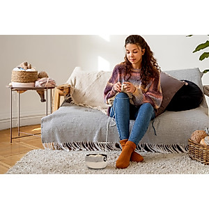 Opulent Silversmith Unbreakable Aluminum Metal Yarn Storage Bowl Nickel Plated for Skeins Hanks & Balls | Knitting & Crochet Notions | Nagina International (Large, Aluminum)