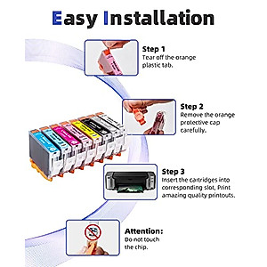 CLI42 CLI-42 Ink Cartridges Replacement for Canon Pixma Pro-100 Pro-100S Inkjet Printer (2BK, 2C 2M 2Y 2PC 2PM 2GY 2LGY 16-Pack)