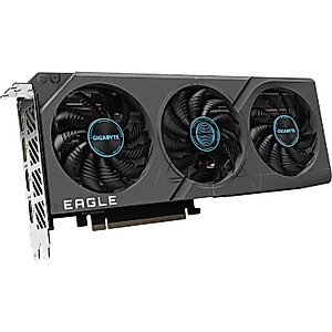Gigabyte GeForce RTX 4060 TI EAGLE Graphics Card - 8GB GDDR6 18Gbps 128bit, PCI-E 4.0, 2X DisplayPort 1.4, 2X HDMI 2.1a, NVIDIA DLSS 3, Supports 4K, Ada Lovelace Arch, GV-N406TEAGLE-8GD