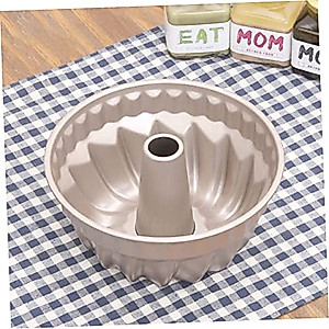 UPKOCH 2pcs cake mold baking dishes for oven round cake baking fluted cake pan nonstick fluted tube pan cookie cutters cupcake DIY Kitchen Gadget baking supplies biscuit Non-stick coating