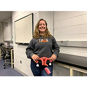 GIANTmicrobes Uterus Plush Toy, Uterus Stuffed Animal, Uterus Gifts, Uterus Plush, Hysterectomy Gifts, Endometriosis Gifts, Gynecologist Gifts,Obgyn Gifts, Feminist Gifts, Fertility Gift,Get Well Gift