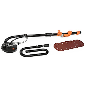 WEN DW6395 Variable Speed 6.3-Amp Drywall Sander with Mid-Mounted Motor , Black