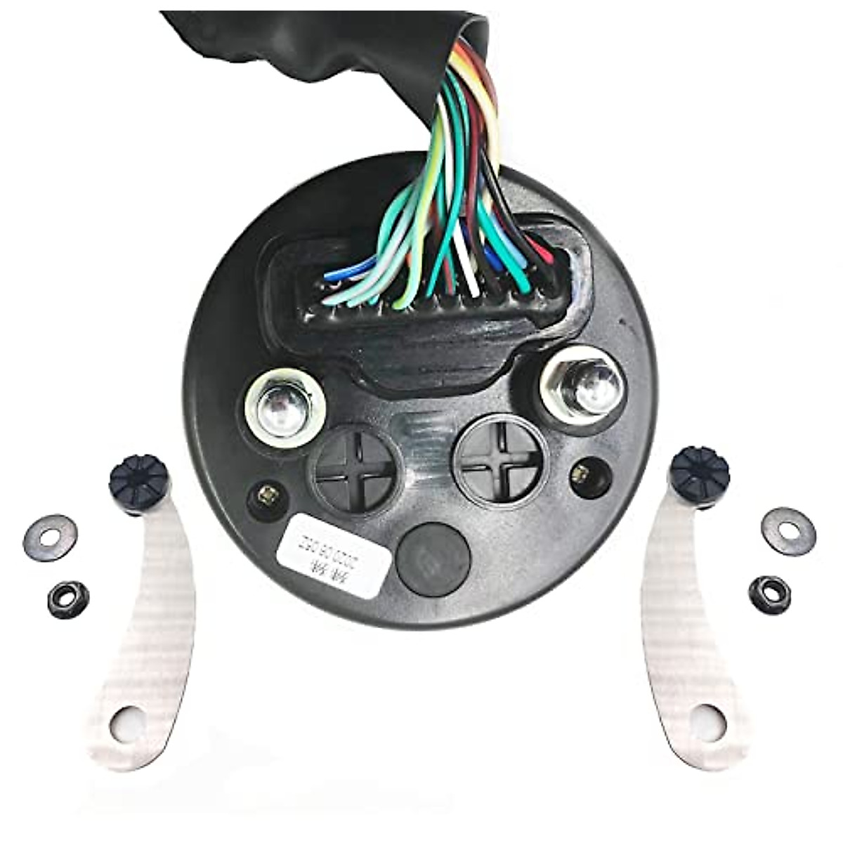 WHALETAIL Universal Motorcycle Speedometer Mount 304 Stainless Steel Speedometer Bracket with Screw Nuts and Rubber Pads