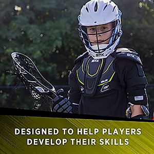 STX Lacrosse Stallion 200 A/M Boys Complete Stick , Black