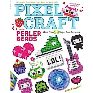 Pixel Craft with Perler Beads: More Than 50 Patterns: Patterns for Hama, Perler, Pyssla, Nabbi, and Melty Beads (Design Originals) Retro 8-Bit Wearables, Jewelry, & Home Decor, Step-by-Step