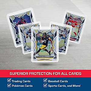 BCW 3x4 Topload Card Holder - Standard - 100ct | Rigid PVC Trading Card Protection for Baseball Cards, Football Cards, and Trading Cards Like Pokémon and MTG | Holds Cards Up to 20pts