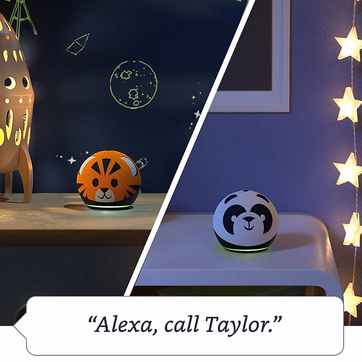 Echo Dot (4th Gen, 2020 release) Kids | Designed for kids, with parental controls | Panda