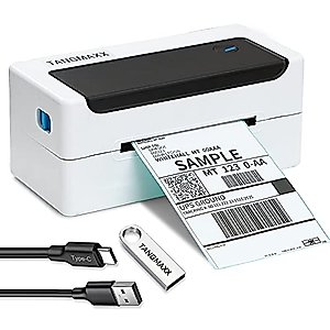 TANGMAXX Label Printer for Small Business, New Postage Label Printer Desktop Thermal Label Printer for Home Use with UPS Amazon Shopify etc, 4x6 Label Maker Easy Setup on Windows and Mac