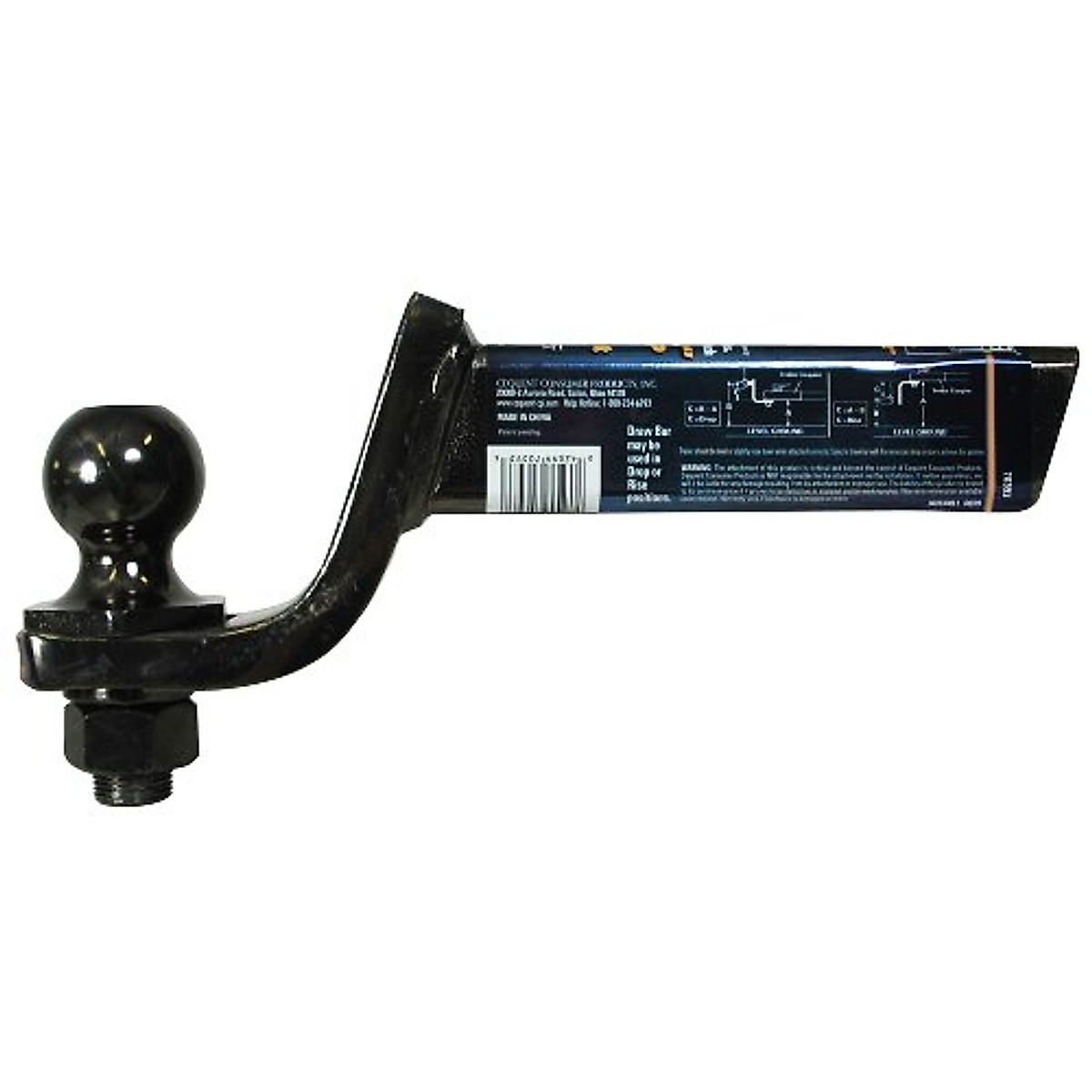 Reese 7039300 Class III Interlock Ball And Ball Mount Combination , Black