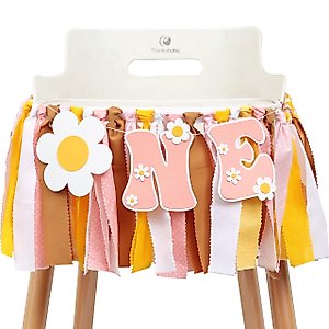 Groovy One First Birthday High Chair Banner - One Groovy Birthday Decorations,groovy Baby Shower,hippie First Birthday Highchair Banner,daisy 1st Birthday Garland,cake Smash Backdrop Banner