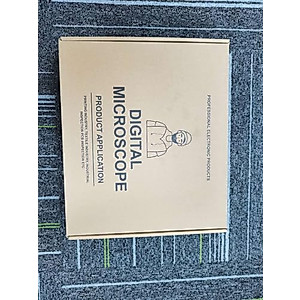 Opqpq ODM702 10" LCD Digital Micrscope, Full View Coin Microscope with Screen, Coin Magnifier with Light for Collectors, Micro Soldering Microscope for Electronics Repair, Magnifying Glass for Adults