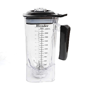 Commercial Blender Juicer Smoothie Maker with Soundproof Cover Capacity 2L for Home Commercial Bar Use (2000w) (StyleA)