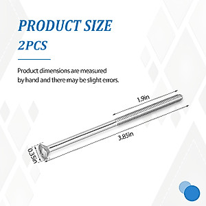 CHNPLUM RP12630 Longer Escutcheon Trim Screws for Delta Faucet (RP12630 Longer Escutcheon Trim Screws * 2 Pcs)