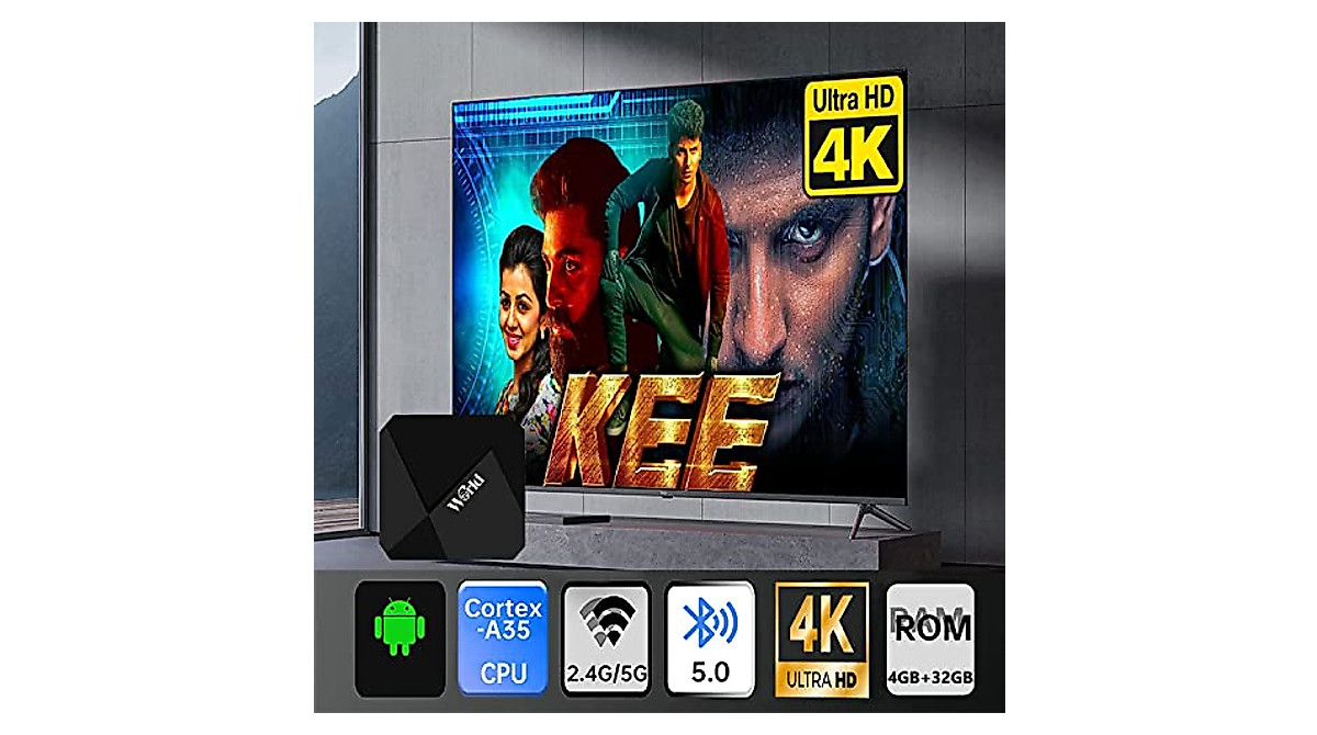 10000+ 4K Channels Box for Movies & Cartoons