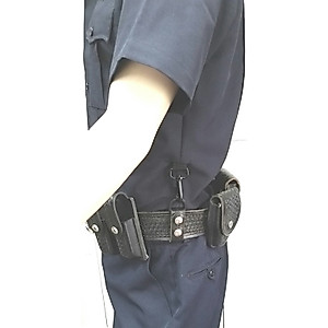 Shirt Lock Undergarment Duty Suspenders | Heavy Duty Elastic Duty Belt Suspenders | Slim and Hidden Duty Accessory