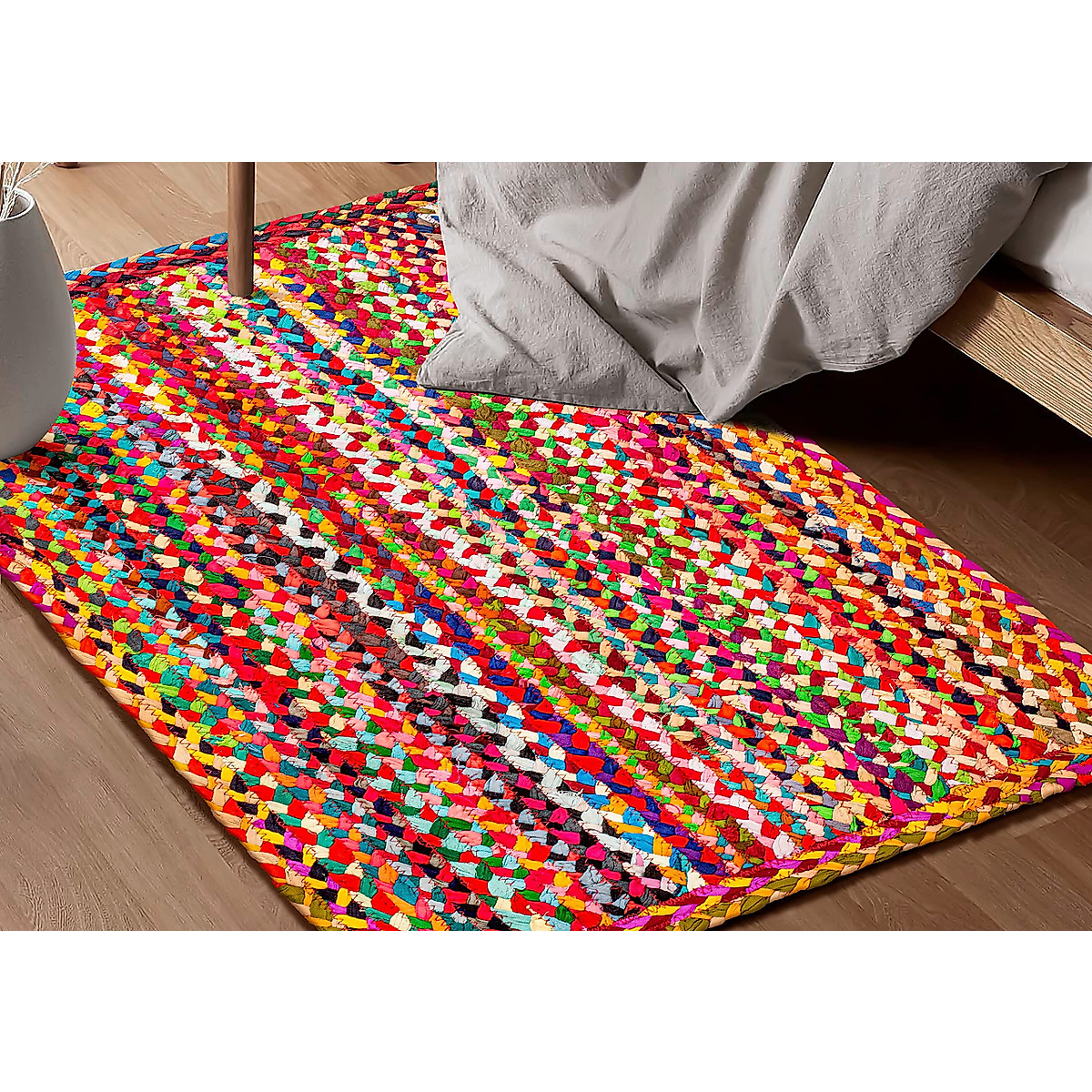 Savi Home Rugs Washable 4x6,Chindi Rug 4x6 ft,Rag Rug,Chindi Rag Rug,Chindi Rug,Kitchen Rug,Chindi Rug,Braided Area Rug,Area Rug 4x6,Rugs 4x6,Chindi Rug,Braided Chindi Rug 4x6 feet (48x72) Multi