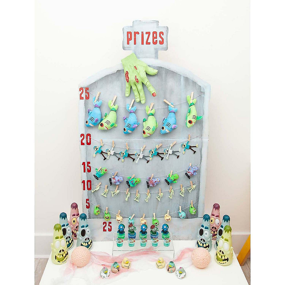 Zombie Army Men Action Figures - Great for Halloween, Party Favors and Toys - 72 Pieces - 4 Different Poses