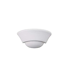 Designers Fountain 6031-WH Wall Sconce, 6 in , White