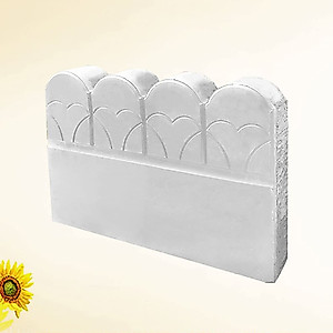 Garden Simulated Brick Fencing Cement Mold Fence Stone Mold Courtyard Lawn Mould Maker for Garden Yard Home