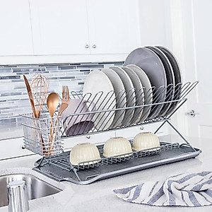 Better Houseware 1480.5 Dish Drain Board, standard, Metallic Silver