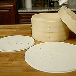 GoWISE USA 5.8-Quarts 8-in-1 Air Fryer XL with 1-Pack Parchment Paper (Plum)