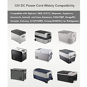 FGIEU Refrigerator Power Cord Adapter Compatible with Alpicool, ARB, ICECO, Setpower, Aspenora, Ausranvik, AstroAI, JoyTutus, Kalamera, F40C4TMP Portable replacemnt Fridge Freezer Power Cord.