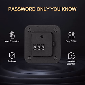 2 Pcs High-end Fridge Lock, Keep Your Food and Kids Safe with Our Refrigerator Lock - No Keys Needed, Combination Lock for Fridge, Pantry, and Cabinet (Pads Size: 2.6 x 2.6 in)
