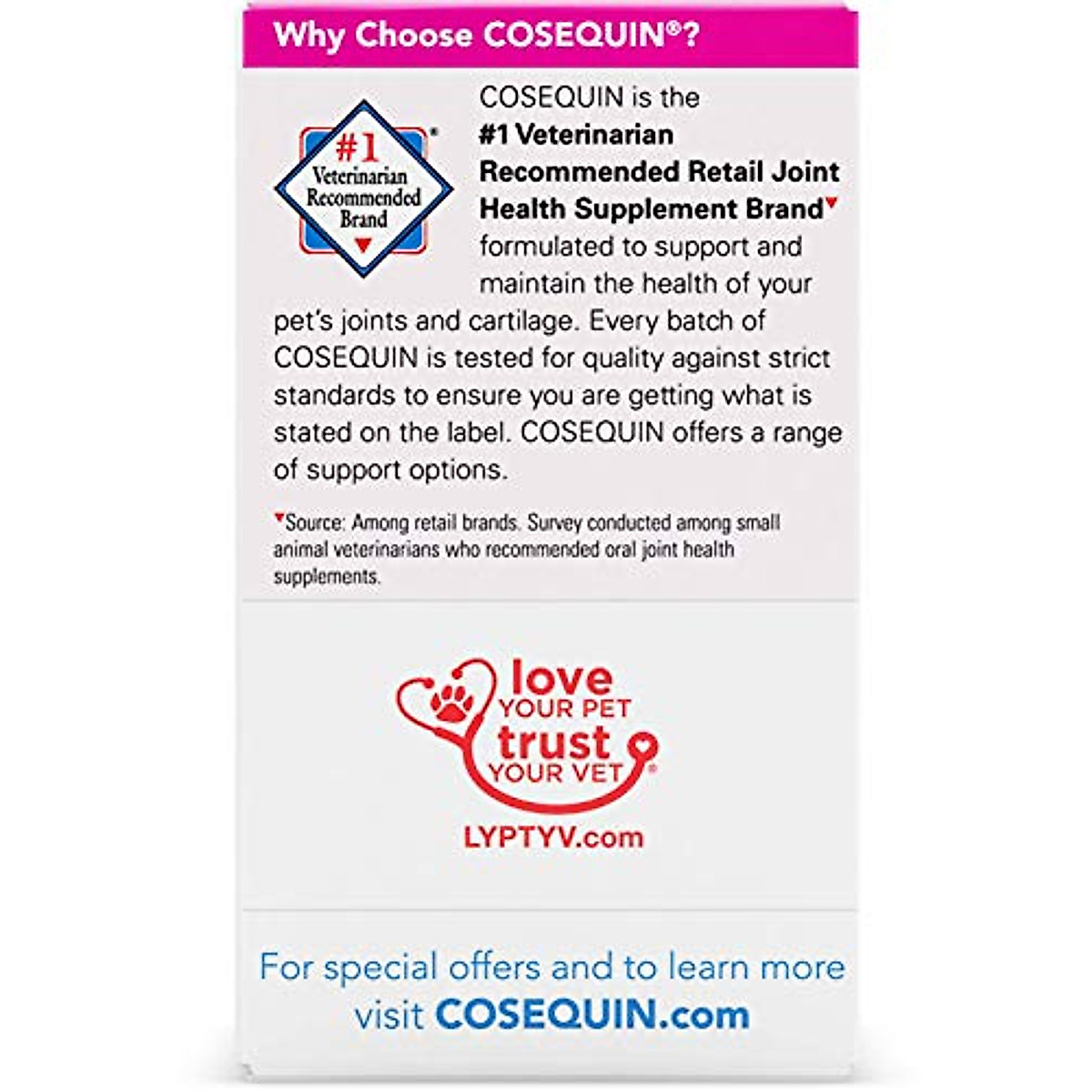 Nutramax Cosequin Joint Health Supplement for Cats - With Glucosamine and Chondroitin, 55 Capsules