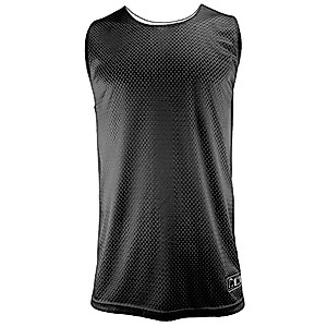 Epic Youth Full-Court 2-Layer Reversible Tank Top Black Basketball Jerseys S