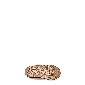 UGG Unisex-Child Ultra Mini Ugg Fluff Boot, Chestnut, 2 Little Kid