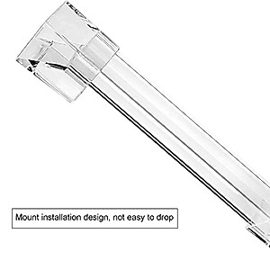 Shrimp Feeder Tube and Plate, Clear Acrylic Shrimp Feeding Dish with Long Tube Acrylic Fish Feeder Tray Container Bowl