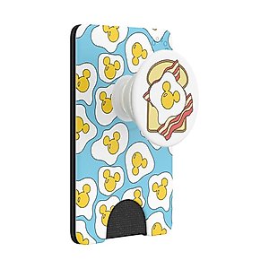 PopSockets Phone Wallet with Expanding Phone Grip, Phone Card Holder, Disney PopWallet - Minnie Rainbow