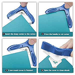 MyLifeUNIT Corner Rounder Punch 5 mm, Blue