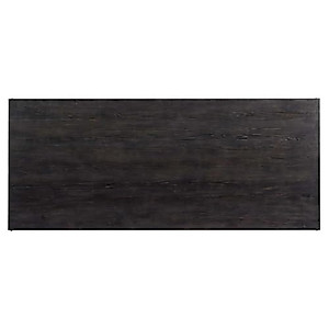 Modway 96" Crank Height Adjustable Rectangle Conference Dining Table, Black