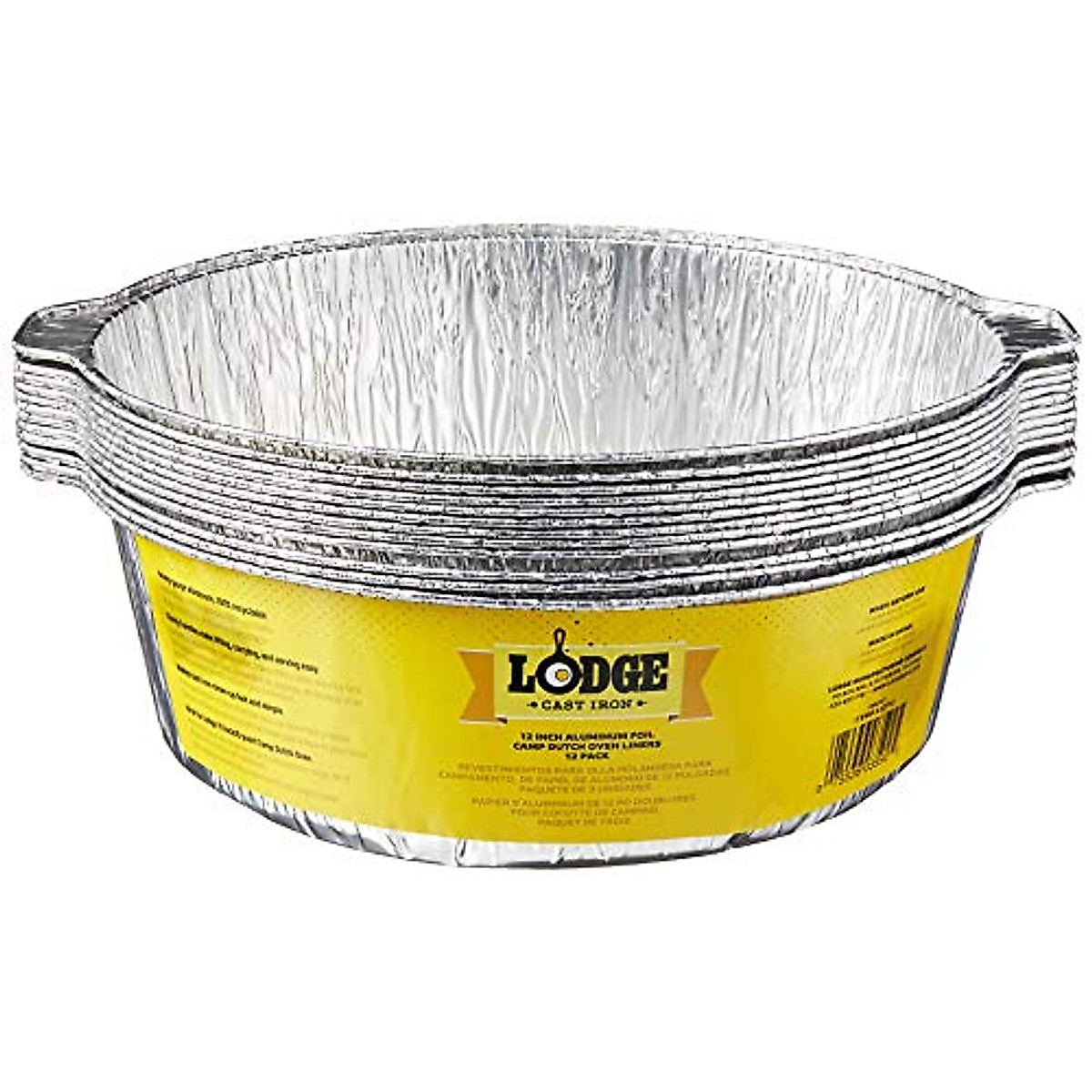 Lodge Aluminum Foil Dutch Oven Liners and Lid Lifter for Lodge Camp Dutch Ovens