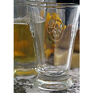 La Rochere Fleur De Lys (10 oz) Double Old Fashioned Glass Set of 6 - Drinking Glasses For Any Occasion - Glassware Sets For Everyday Use - Tumbler Glass Perfect For A Dinner Party