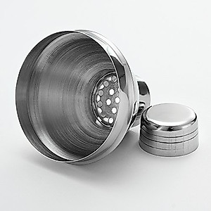 QLL 25oz Stainless Steel No Leaks Cocktail Shaker, Pro Mixing Good Solid Martini/Drink Shaker