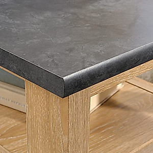 Sauder August Hill Side Table, L: 14.49" x W: 20.95" x H: 24.76", Dover Oak Finish