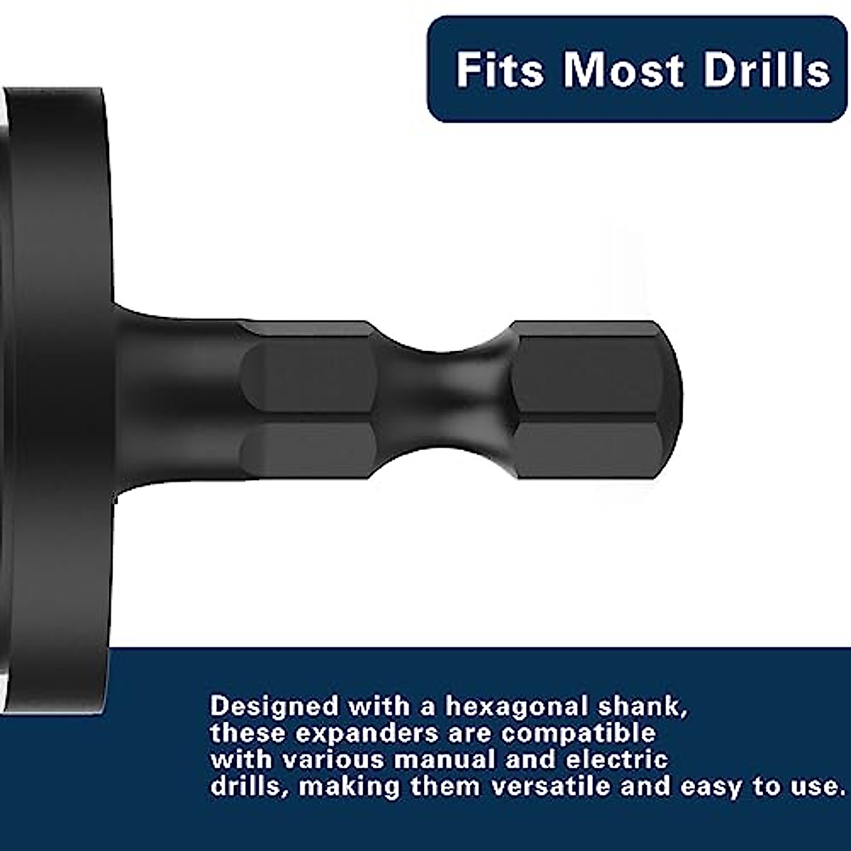 6PCS - Swaging Tool Hand Drill, Copper Tube Expander for Air Conditioner and Heater Equipment, 1/4'', 3/8'', 1/2'', 5/8'', 3/4'', 7/8'' Drill Bits Set